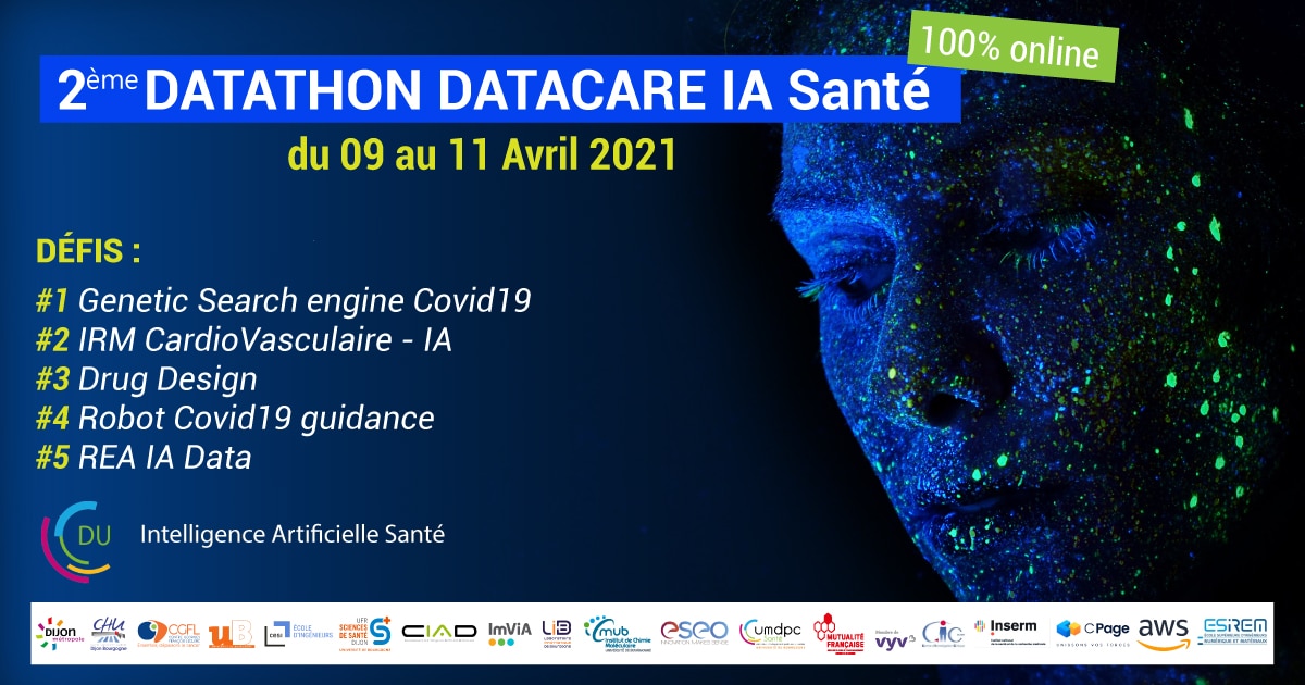 2ᵉ édition du Datathon Datacare IA Santé, 100 % en ligne